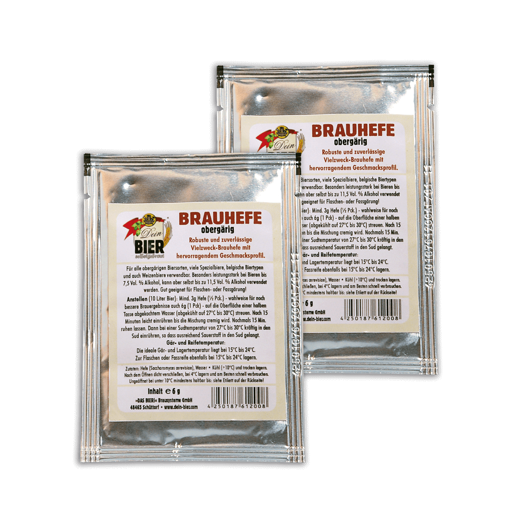 Bierhefe obergärig - Doppelpack - Das Bier! Brausysteme GmbH ...